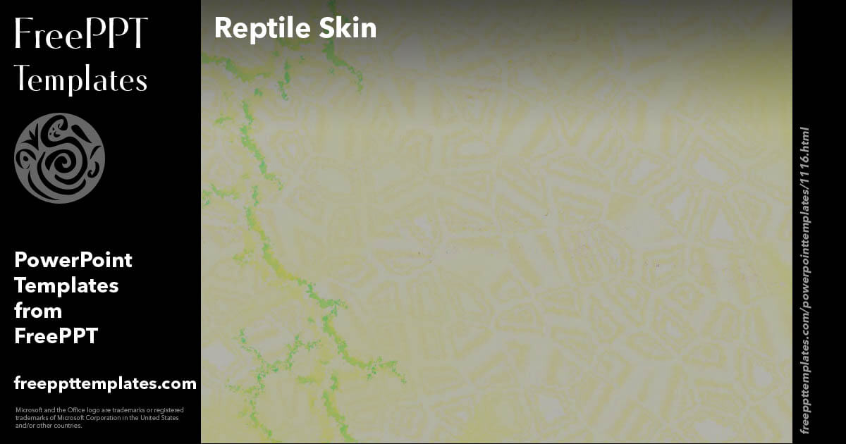 Reptile Skin - PowerPoint Templates