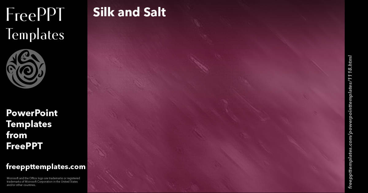 Silk and Salt - PowerPoint Templates