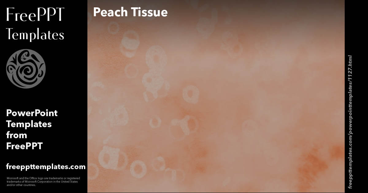Peach Tissue - PowerPoint Templates