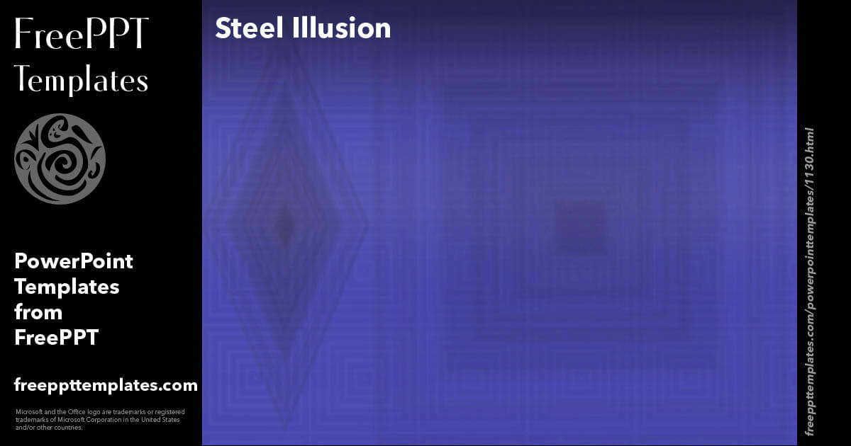 Steel Illusion - PowerPoint Templates