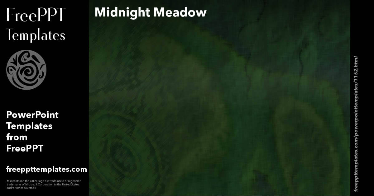 Midnight Meadow - PowerPoint Templates