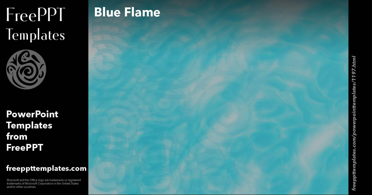 Blue Flame - PowerPoint Templates