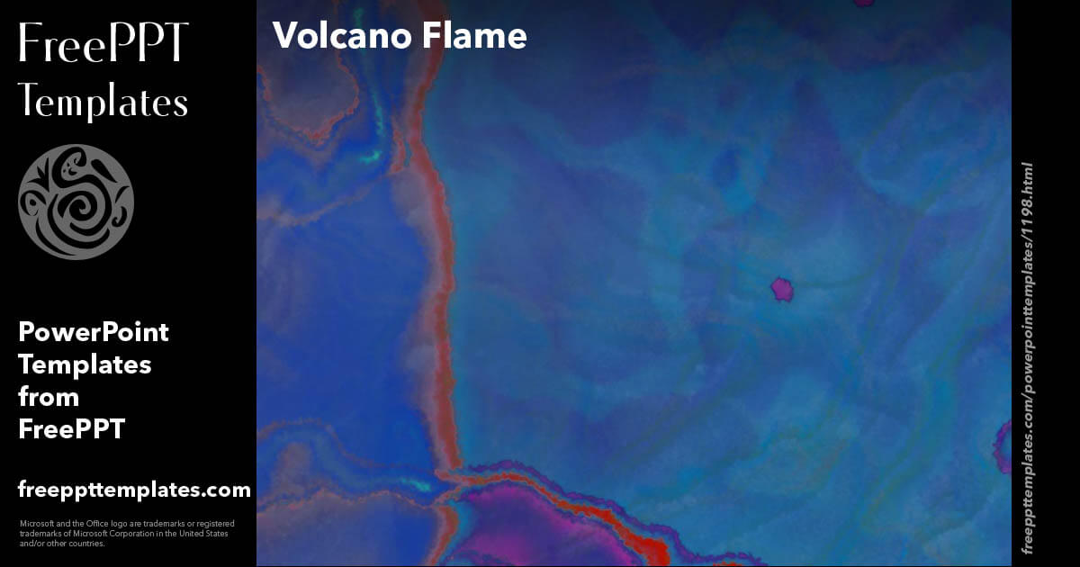 Volcano Flame - PowerPoint Templates