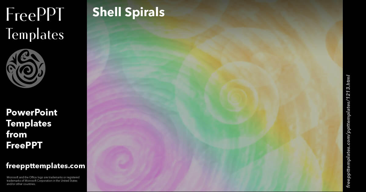 Shell Spirals - PowerPoint Templates