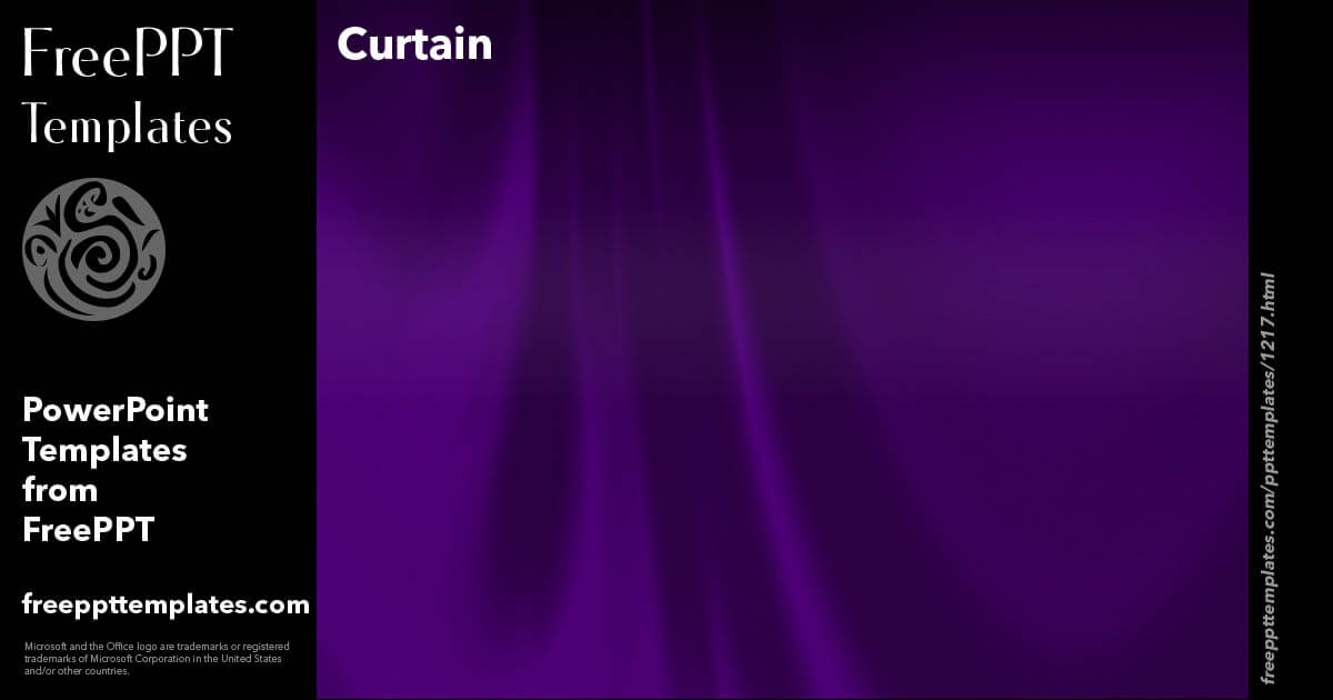 Curtain 03 - PowerPoint Templates