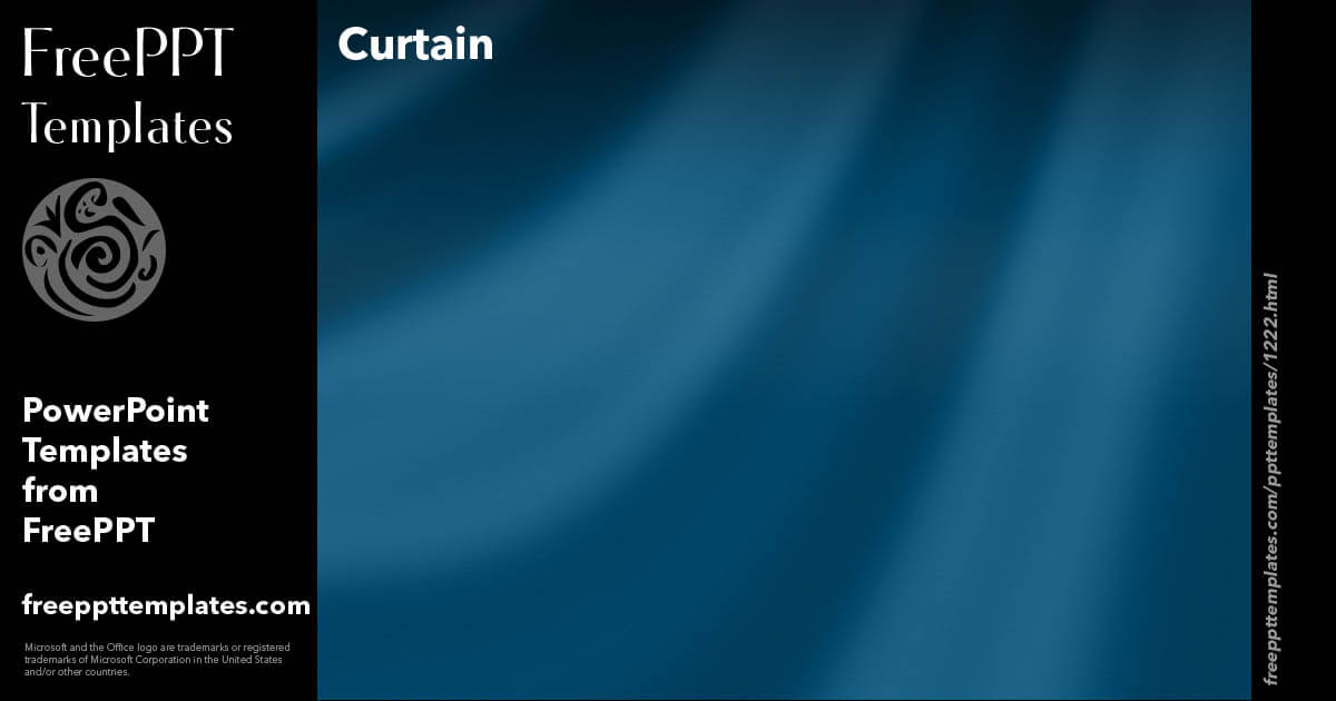 Curtain 08 - PowerPoint Templates