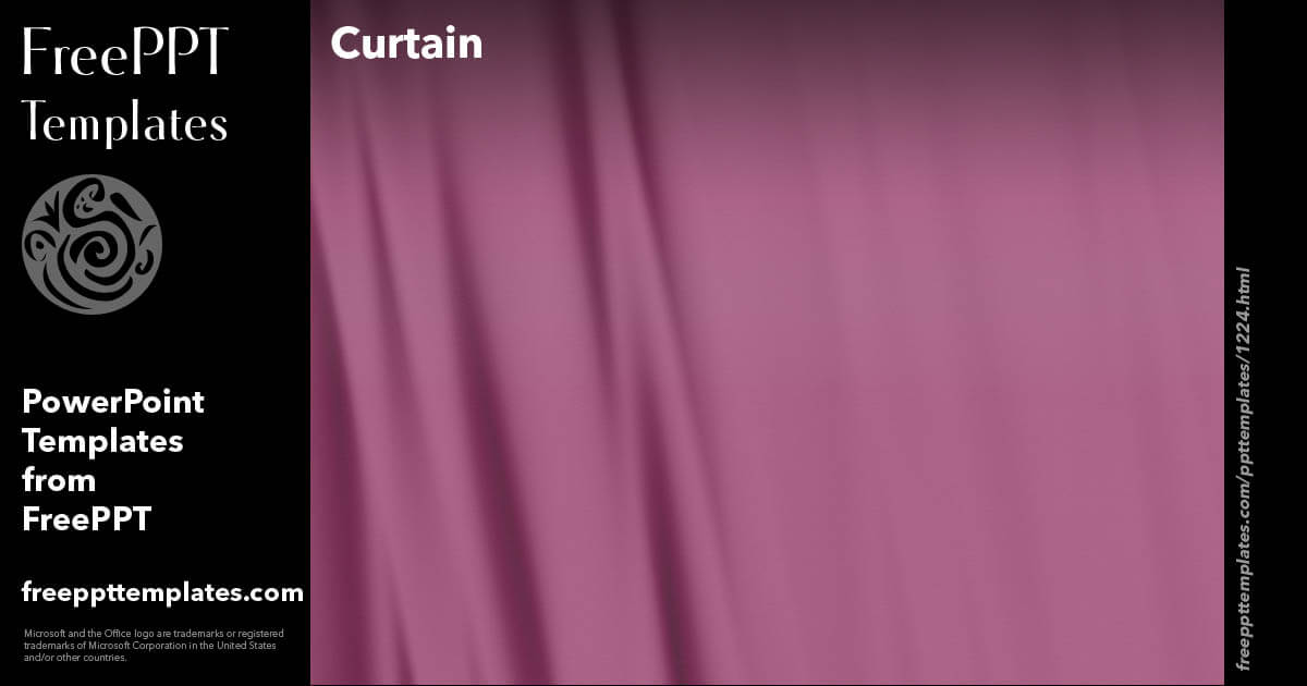Curtain 10 - PowerPoint Templates
