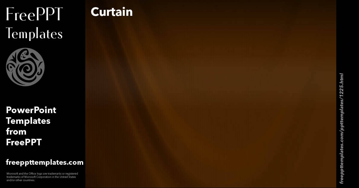 Curtain 11 - PowerPoint Templates