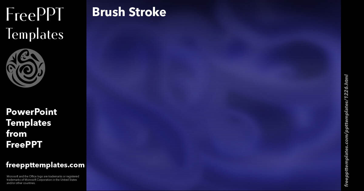Brush Stroke 01 - PowerPoint Templates