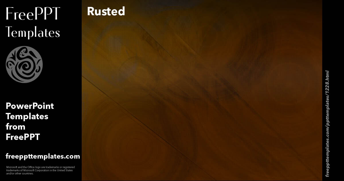 Rusted - PowerPoint Templates