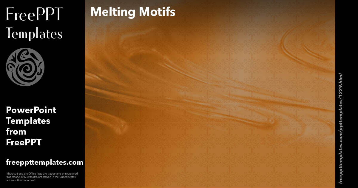 Melting Motifs - PowerPoint Templates