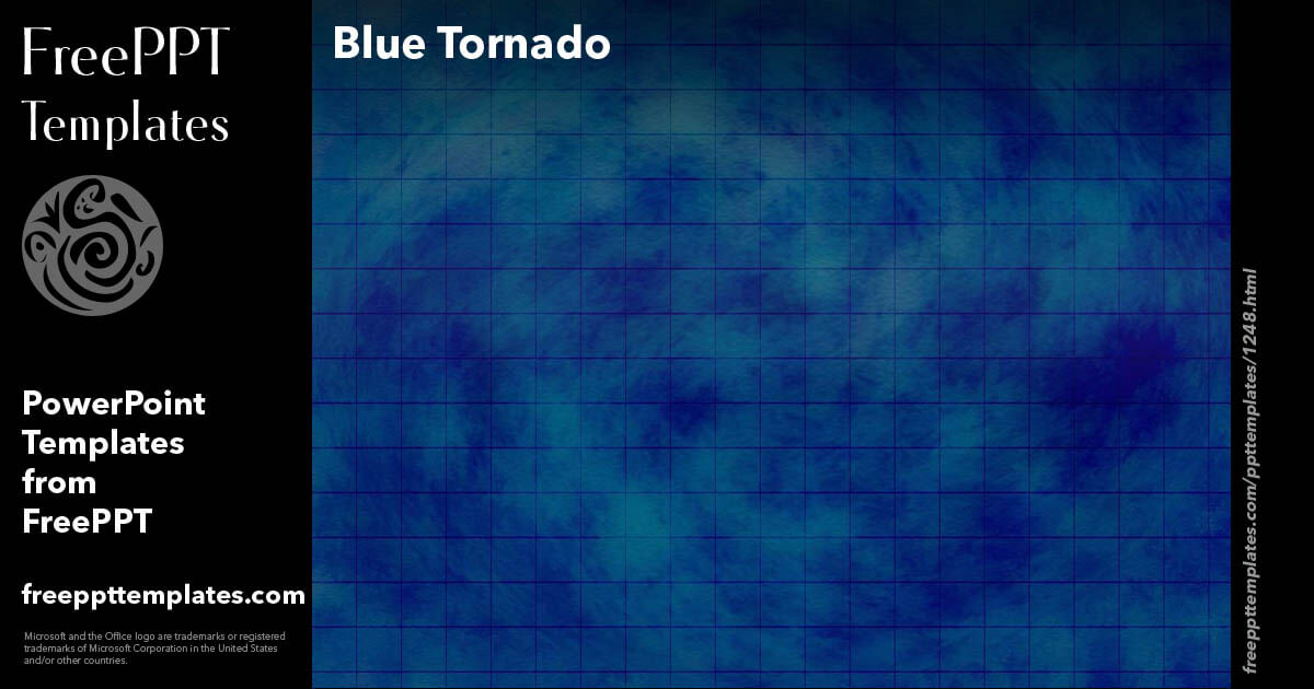 Blue Tornado - PowerPoint Templates