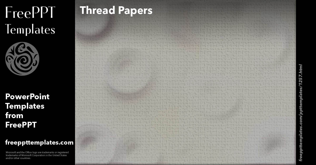Thread Papers 01 - PowerPoint Templates