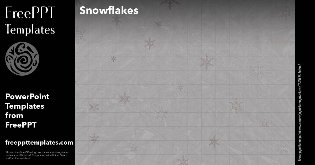 Snowflakes 01 - PowerPoint Templates