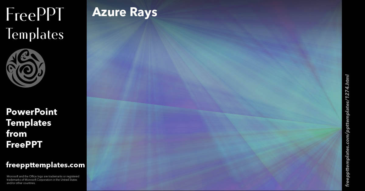 Azure Rays - PowerPoint Templates