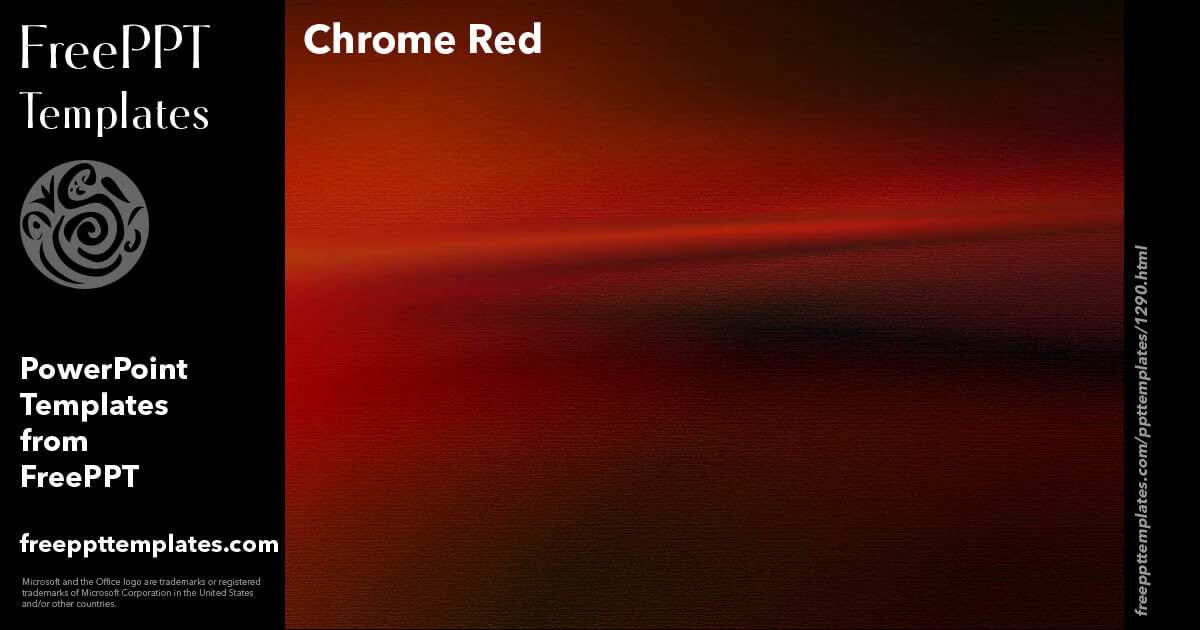 Chrome Red - PowerPoint Templates