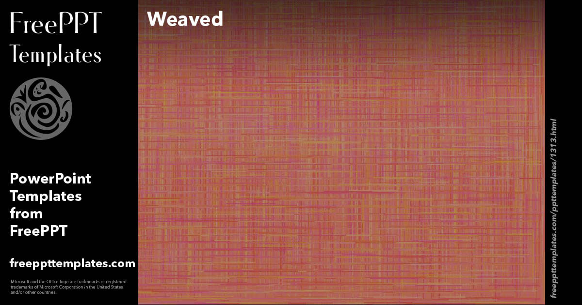 Weaved - PowerPoint Templates