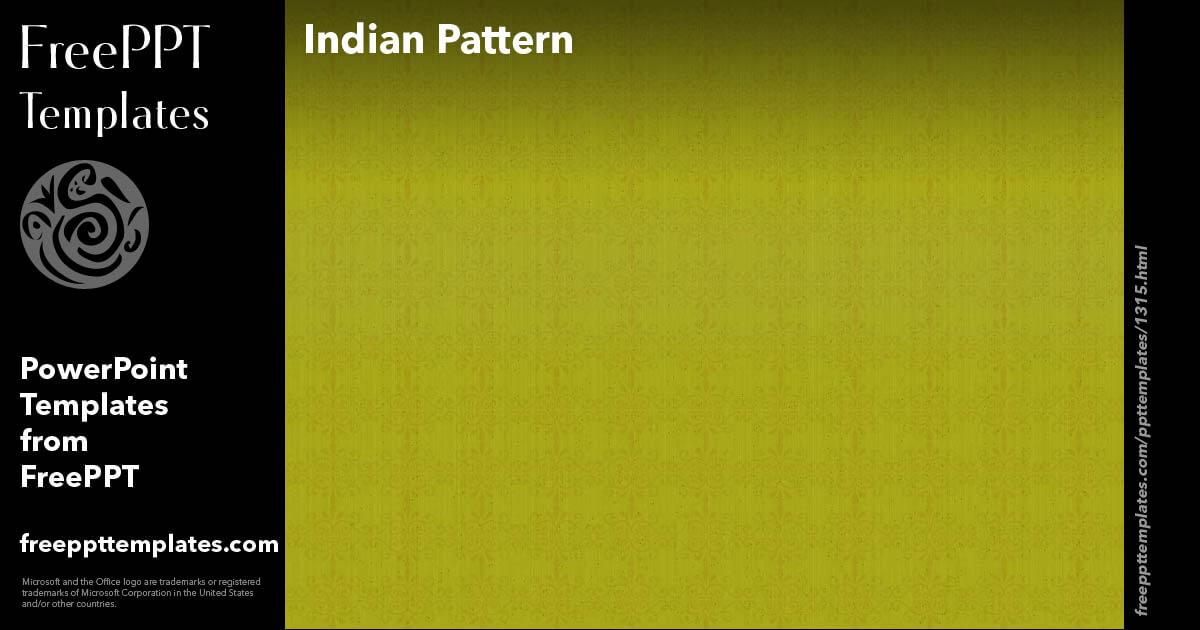 Indian Pattern - PowerPoint Templates