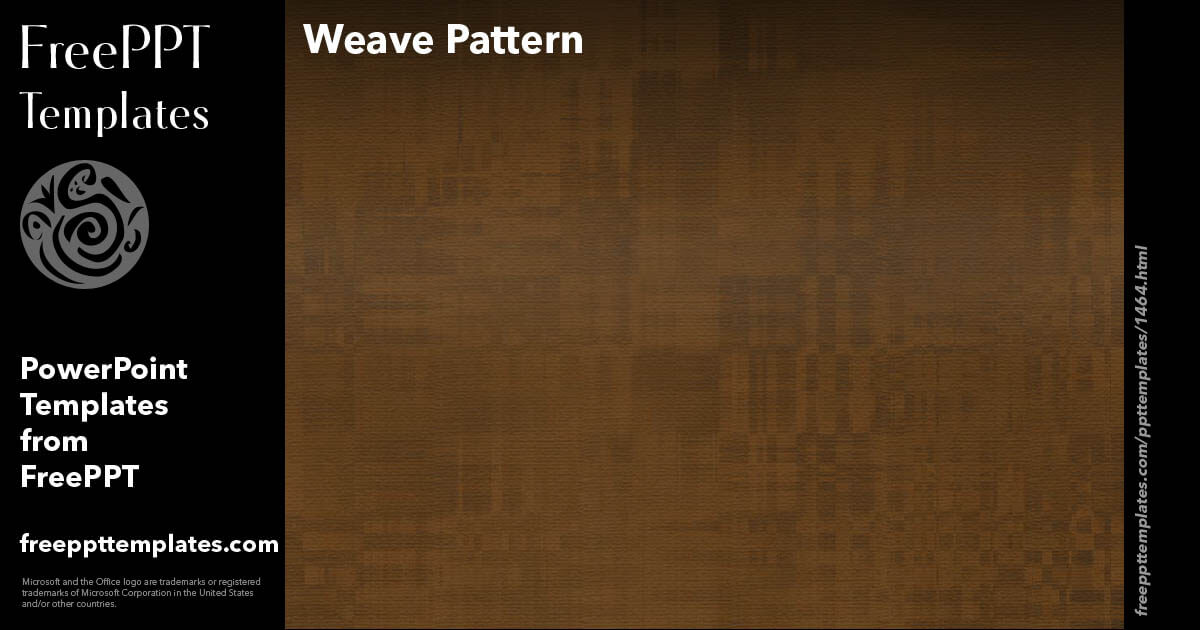 Weave Pattern 01 - PowerPoint Templates