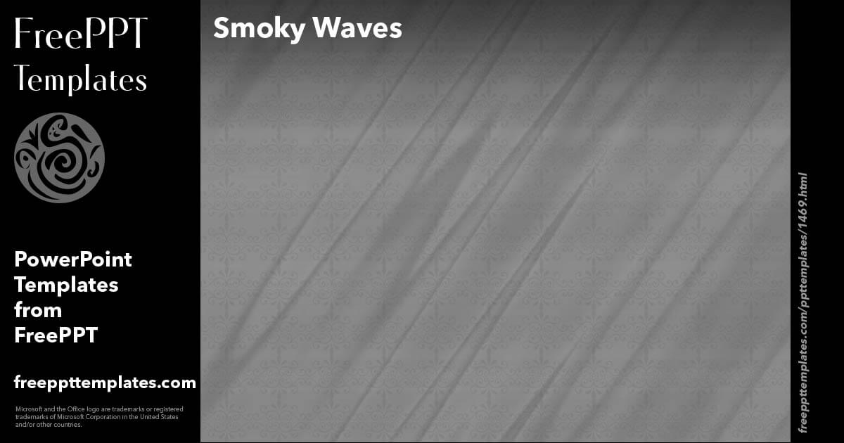 Smoky Waves - PowerPoint Templates