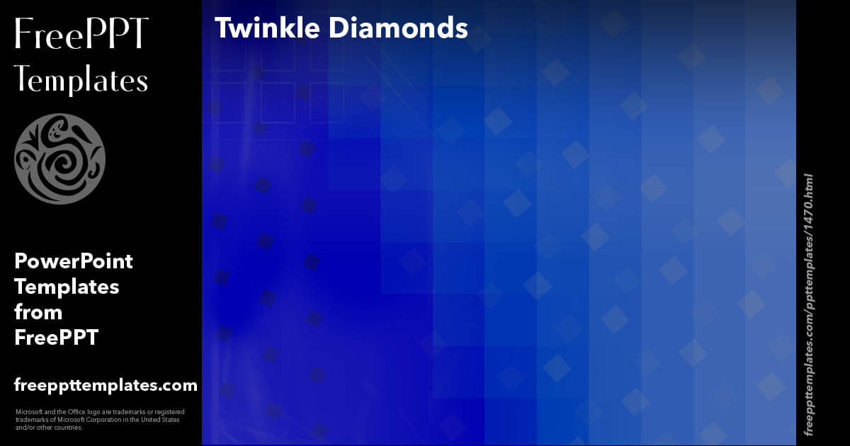 Twinkle Diamonds - PowerPoint Templates