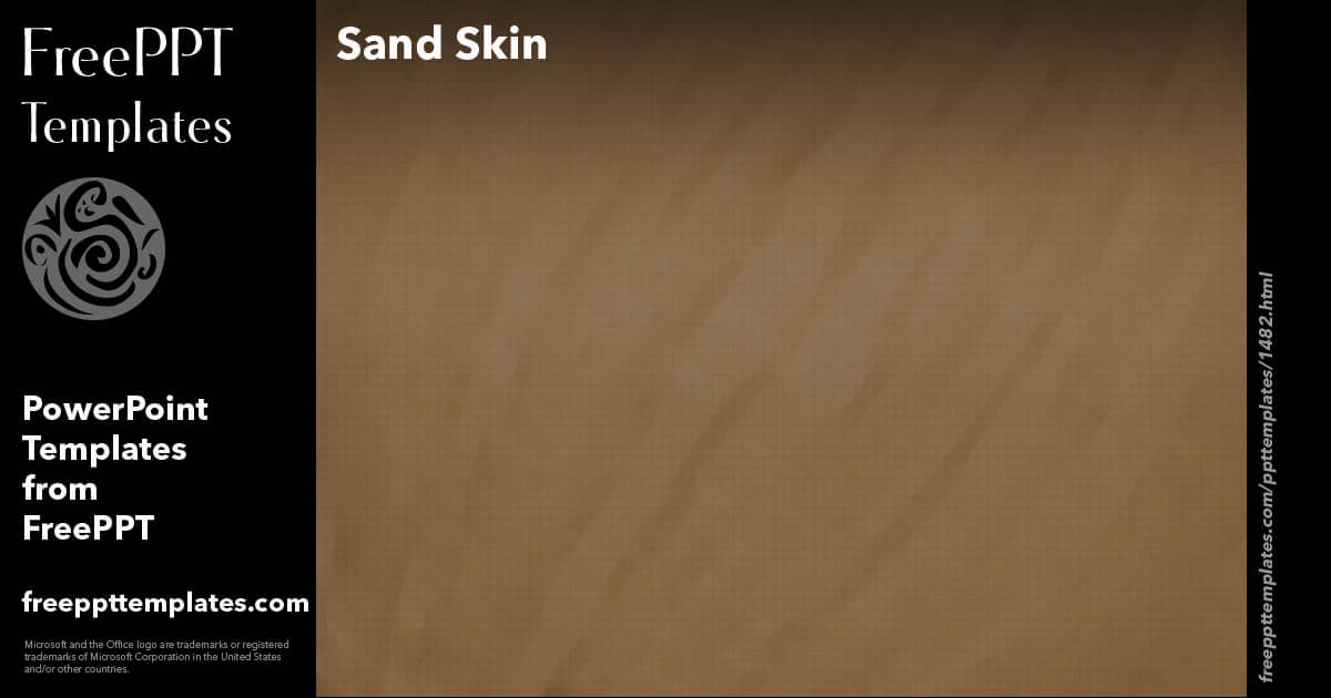 Sand Skin - PowerPoint Templates