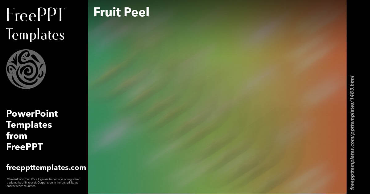 Fruit Peel - PowerPoint Templates