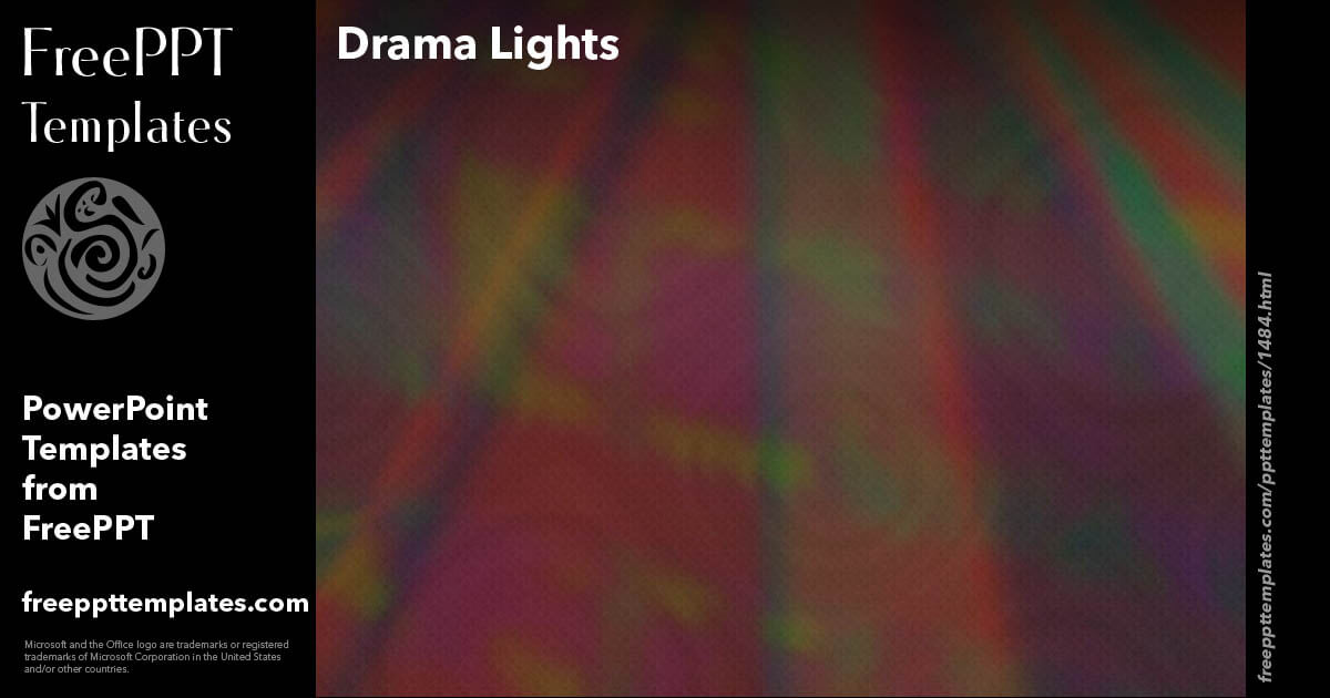 Drama Lights - PowerPoint Templates