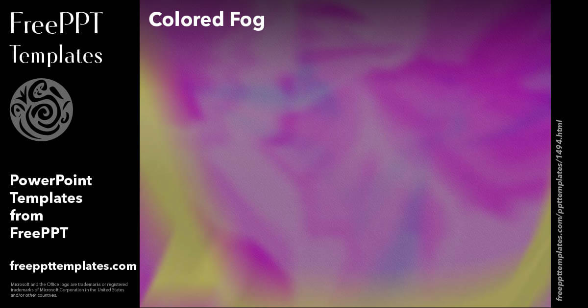 Colored Fog - PowerPoint Templates
