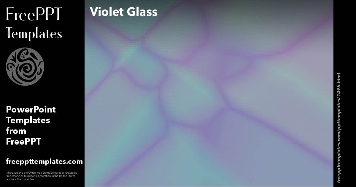 Violet Glass - PowerPoint Templates