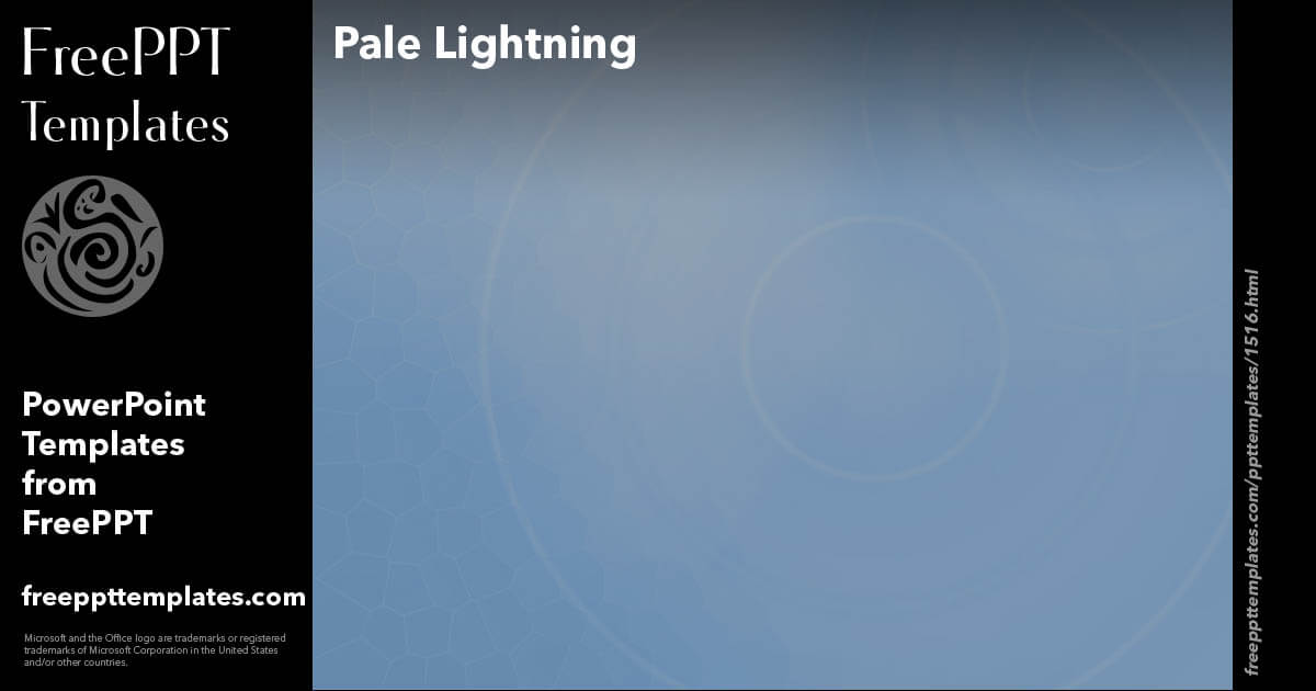 Pale Lightning - PowerPoint Templates