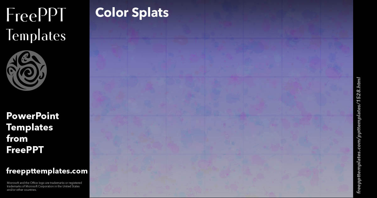 Color Splats - PowerPoint Templates