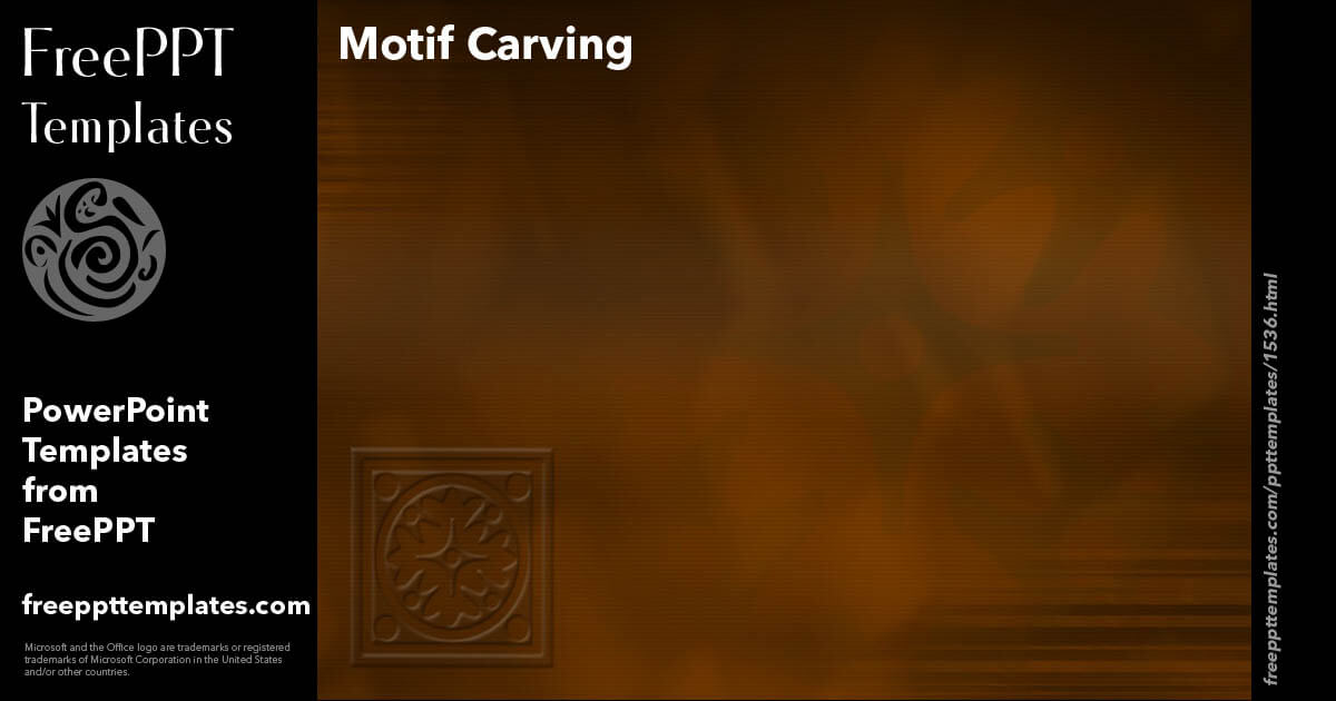 Motif Carving - PowerPoint Templates