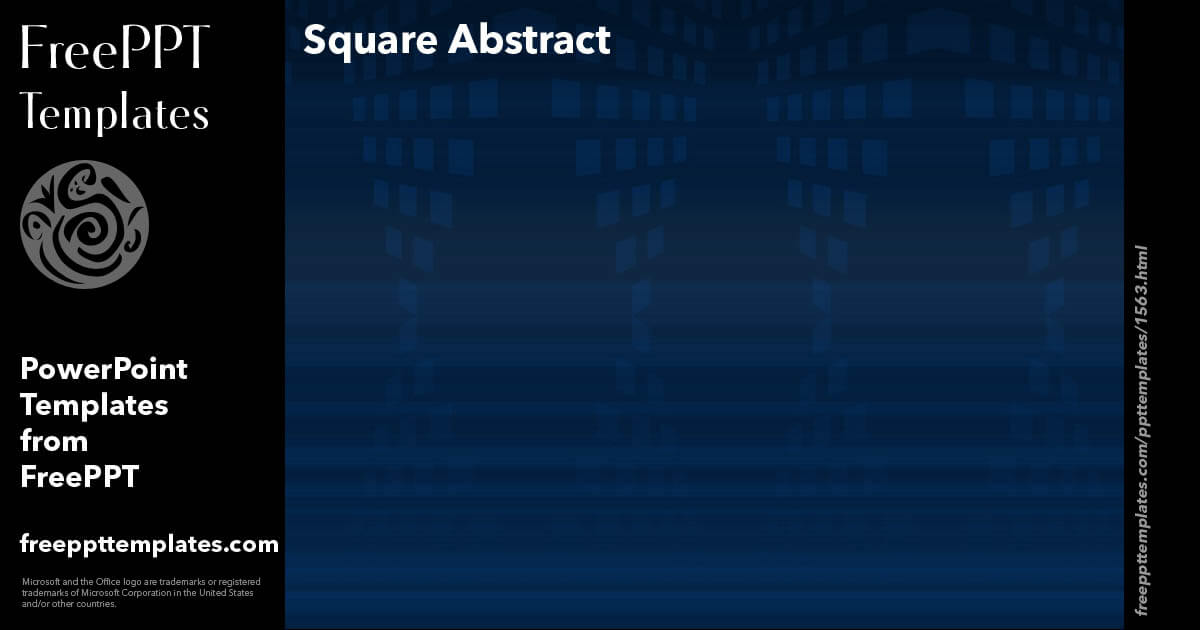 Square Abstract - PowerPoint Templates