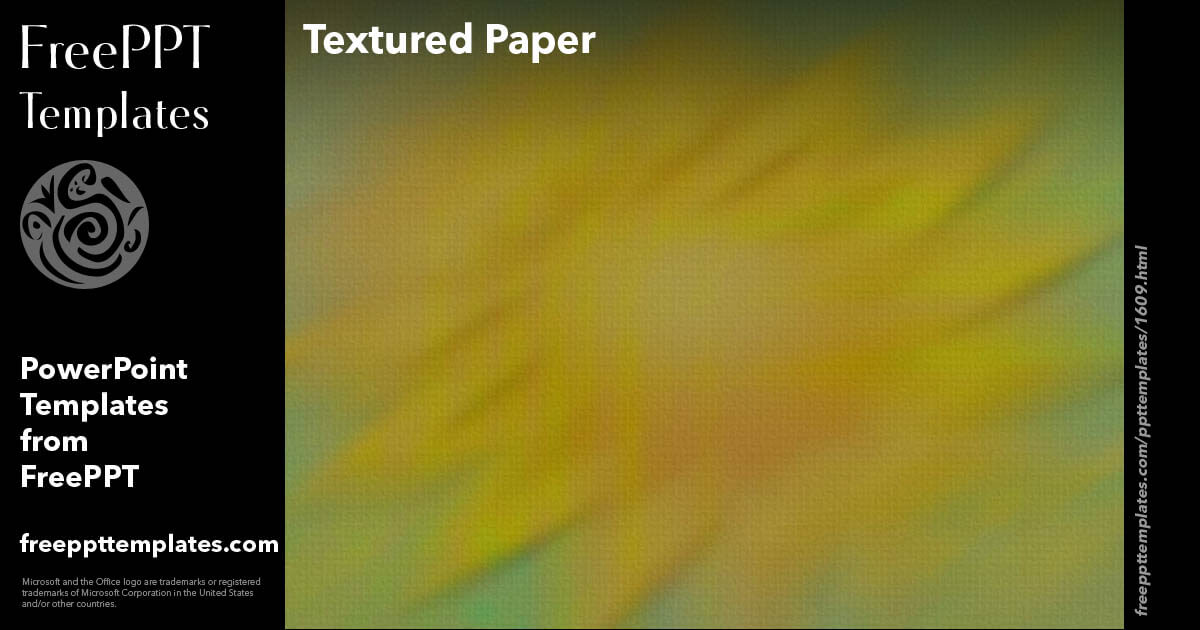 Textured Paper 05 - PowerPoint Templates