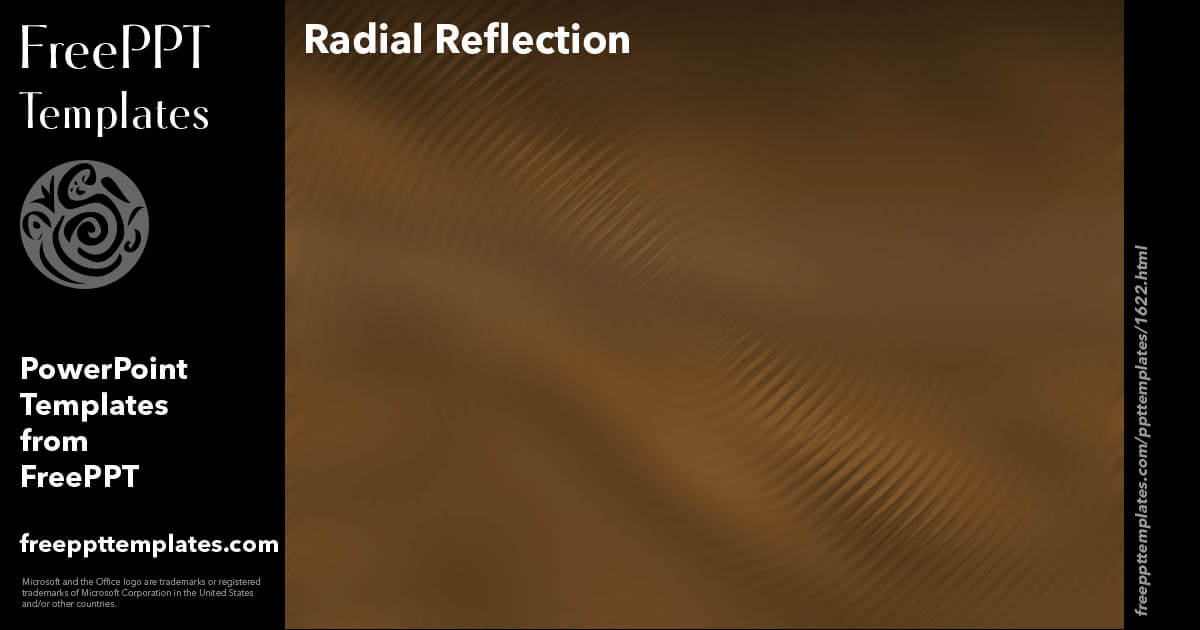 Radial Reflection - PowerPoint Templates