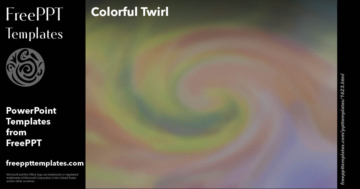 Colorful Twirl - PowerPoint Templates