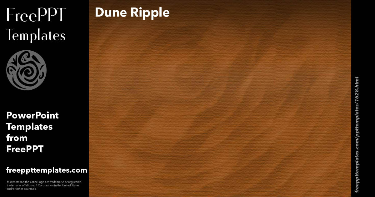 Dune Ripple - PowerPoint Templates