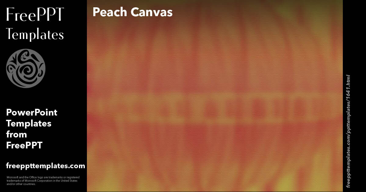 Peach Canvas - PowerPoint Templates