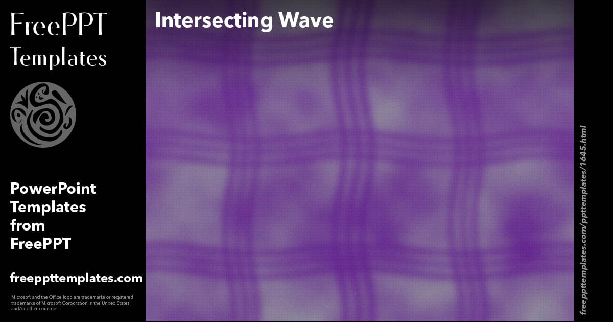 Intersecting Wave - PowerPoint Templates