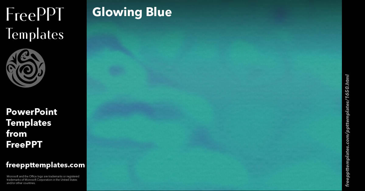 Glowing Blue - PowerPoint Templates