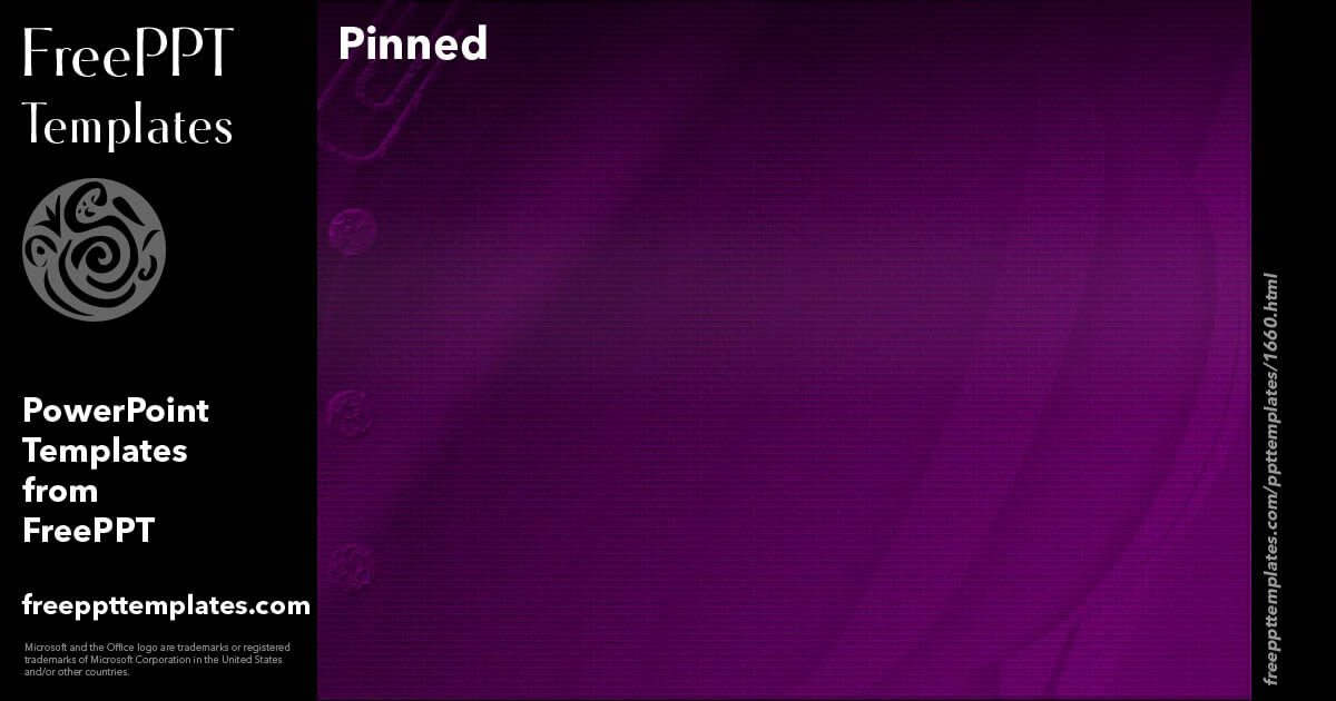 Pinned - PowerPoint Templates