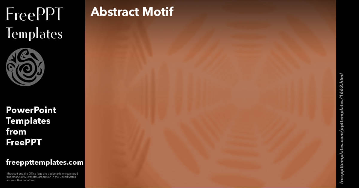 Abstract Motif 03 - PowerPoint Templates