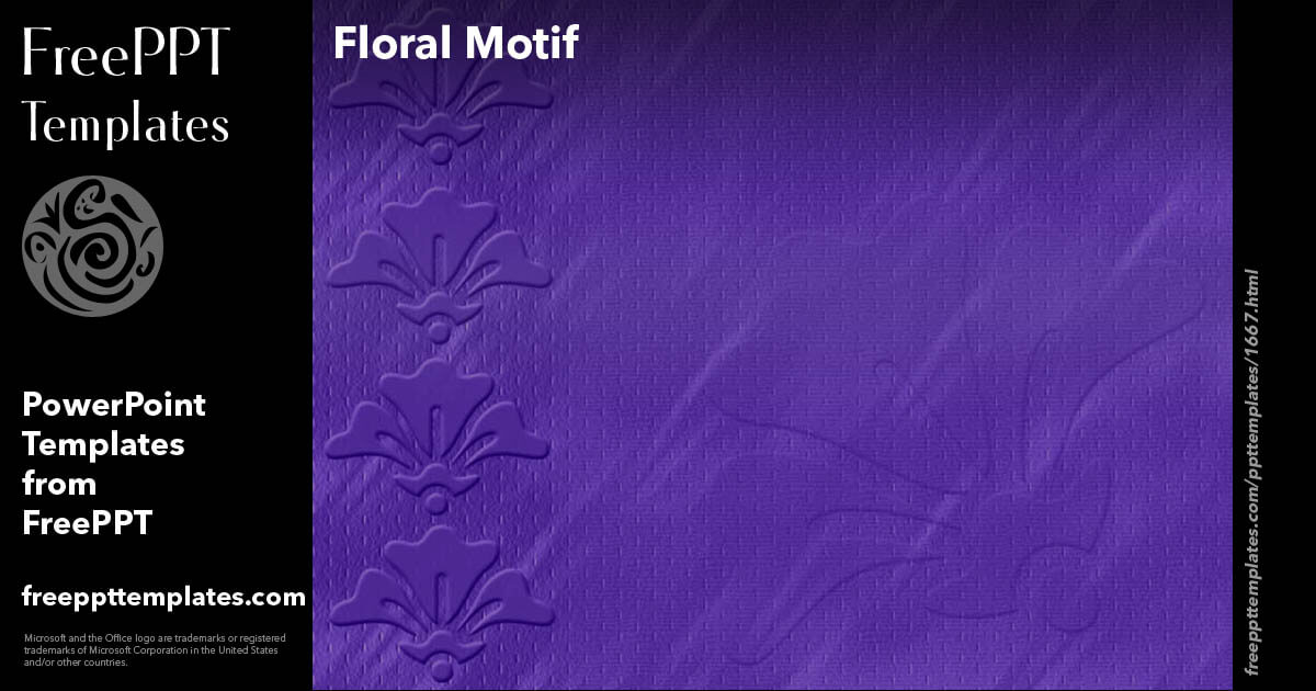 Floral Motif 03 - PowerPoint Templates