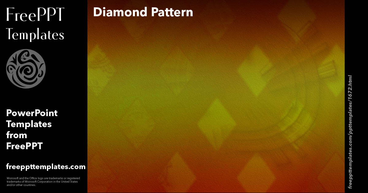 Diamond Pattern - PowerPoint Templates