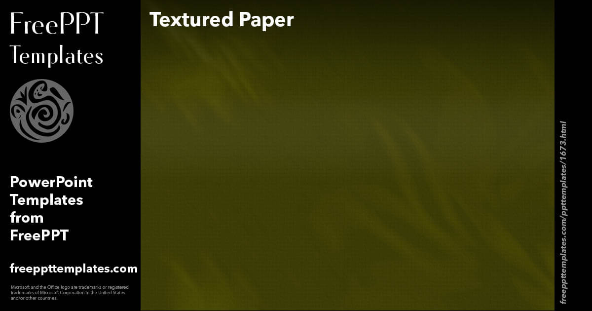 Textured Paper 08 - PowerPoint Templates