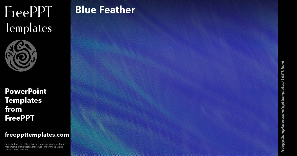 Blue Feather - PowerPoint Templates