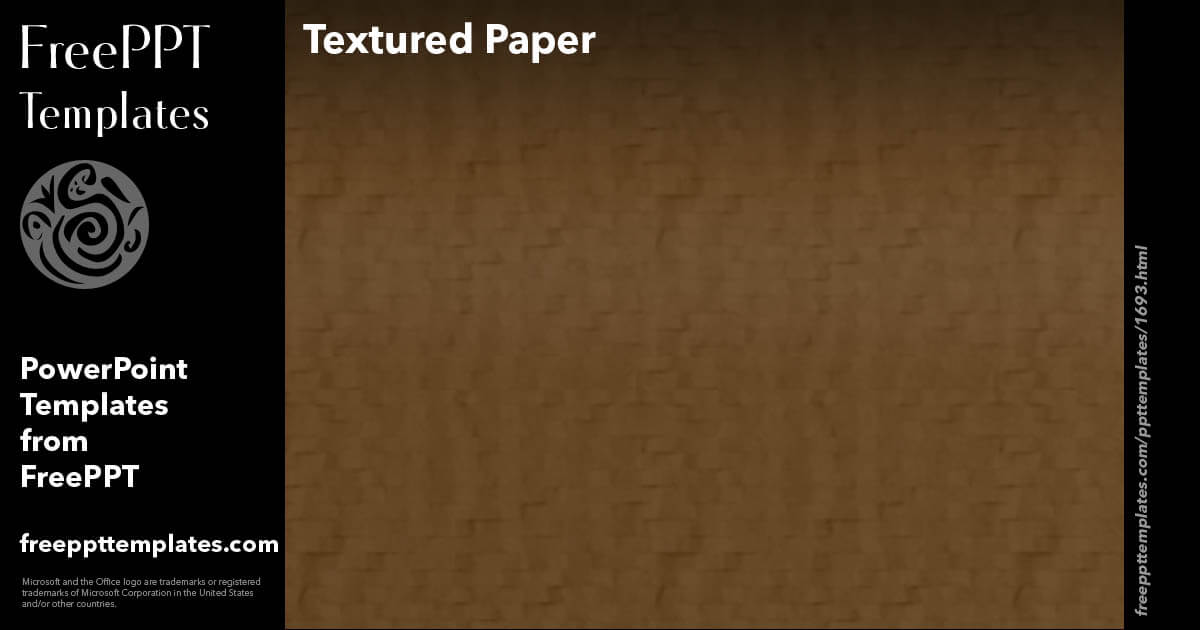 Textured Paper 10 - PowerPoint Templates