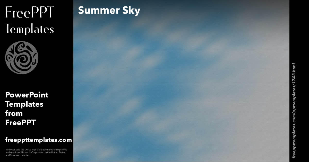 Summer Sky - PowerPoint Templates