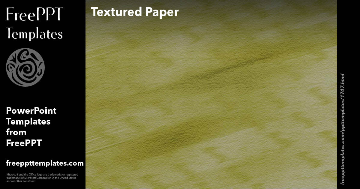 Textured Paper 13 - PowerPoint Templates